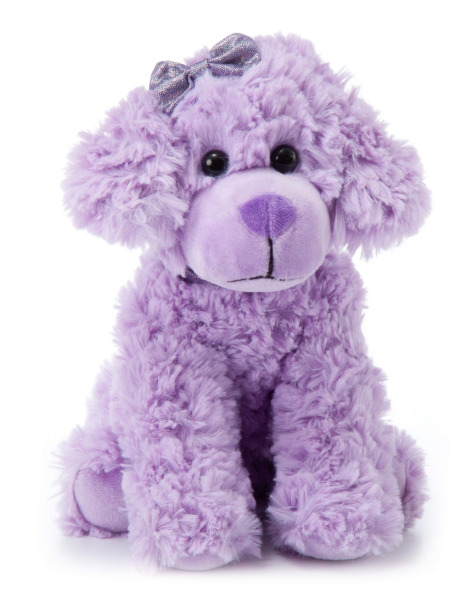 The Petting Zoo Scruffy Dog Stuffed Animal, Gifts For Girls, Purple Dog ...
