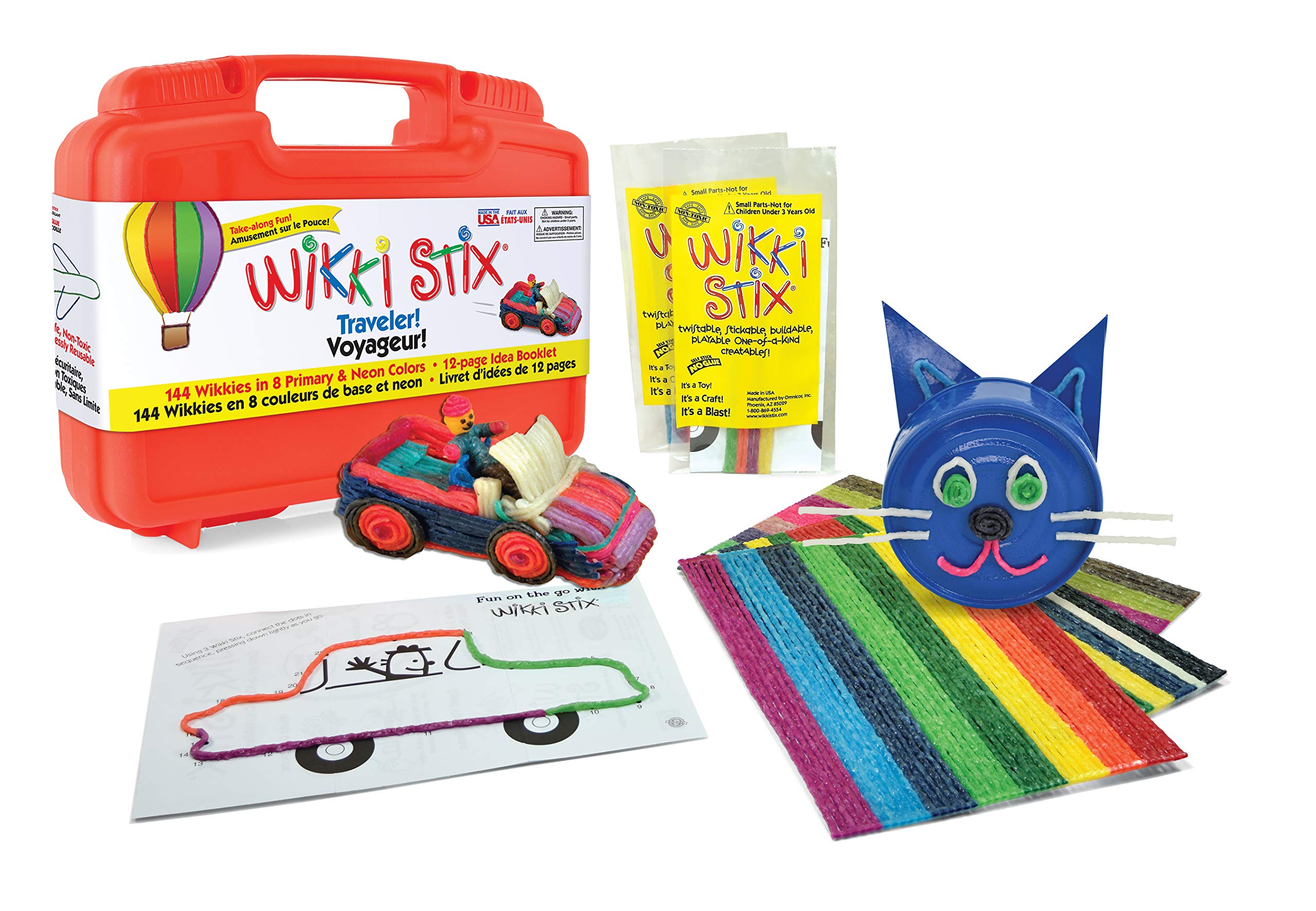 Wikki Stix Bilingual Traveler (French and English) - 144 Wikki Stix in ...