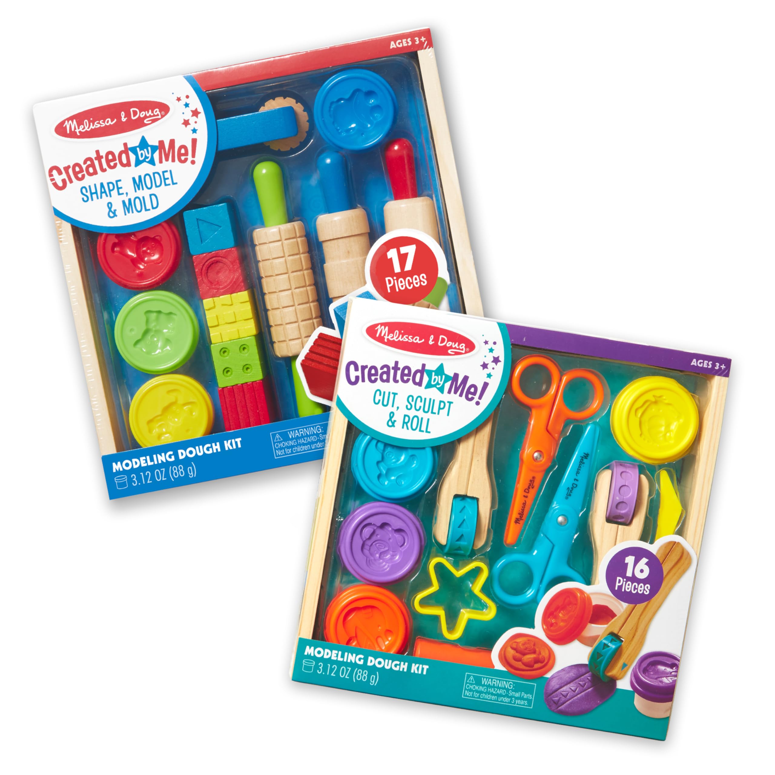 Melissa & Doug Clay Play Activity Set - With Sculpting Tools and 8 Tubs ...
