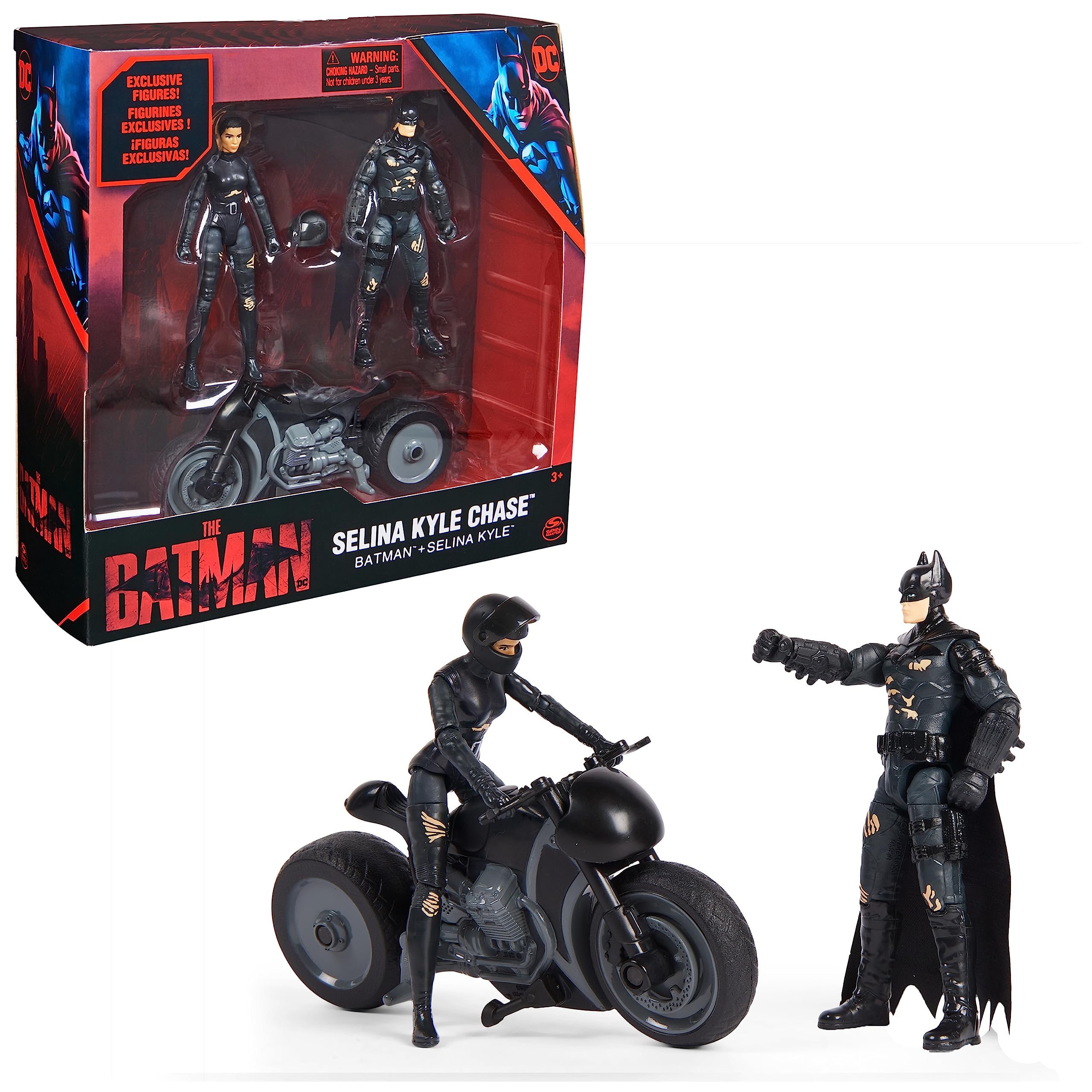 The Batman 2022 Movie Series Selina Kyle Chase Set With Batman And Mot ...