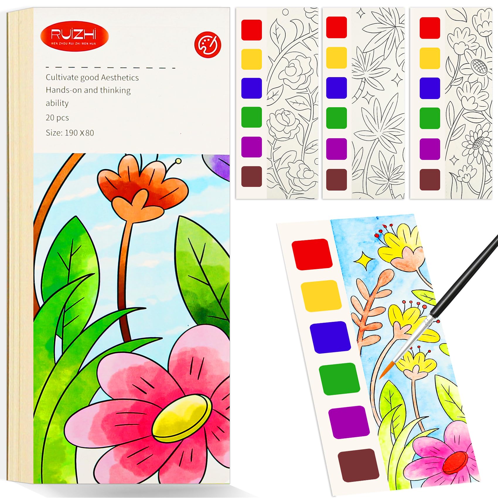 Water Coloring Book,Paint with Water Books for Kids Ages 3-5,Watercolor ...