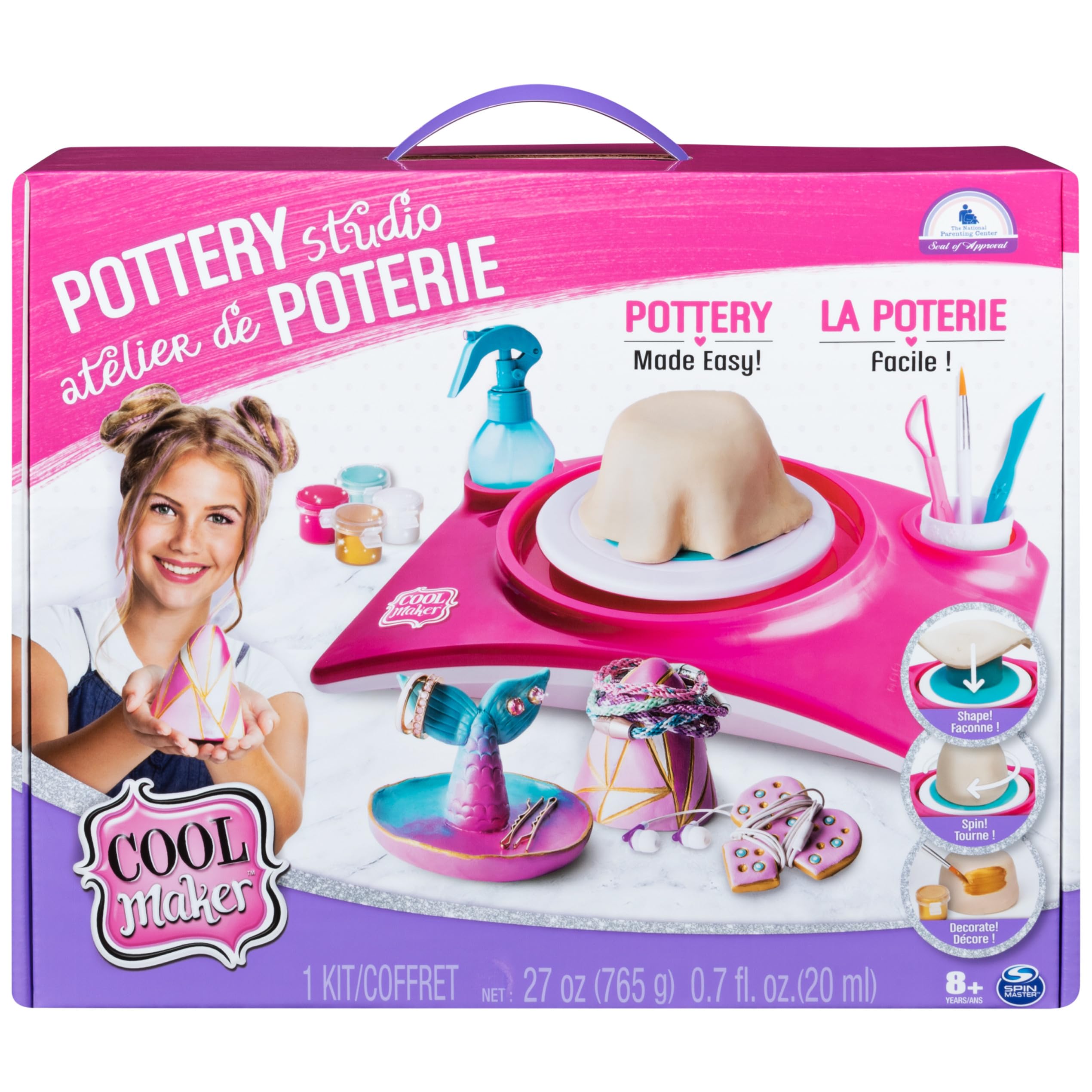 Cool Maker - Pottery Studio, Clay Pottery Wheel Craft Kit for Kids Age ...