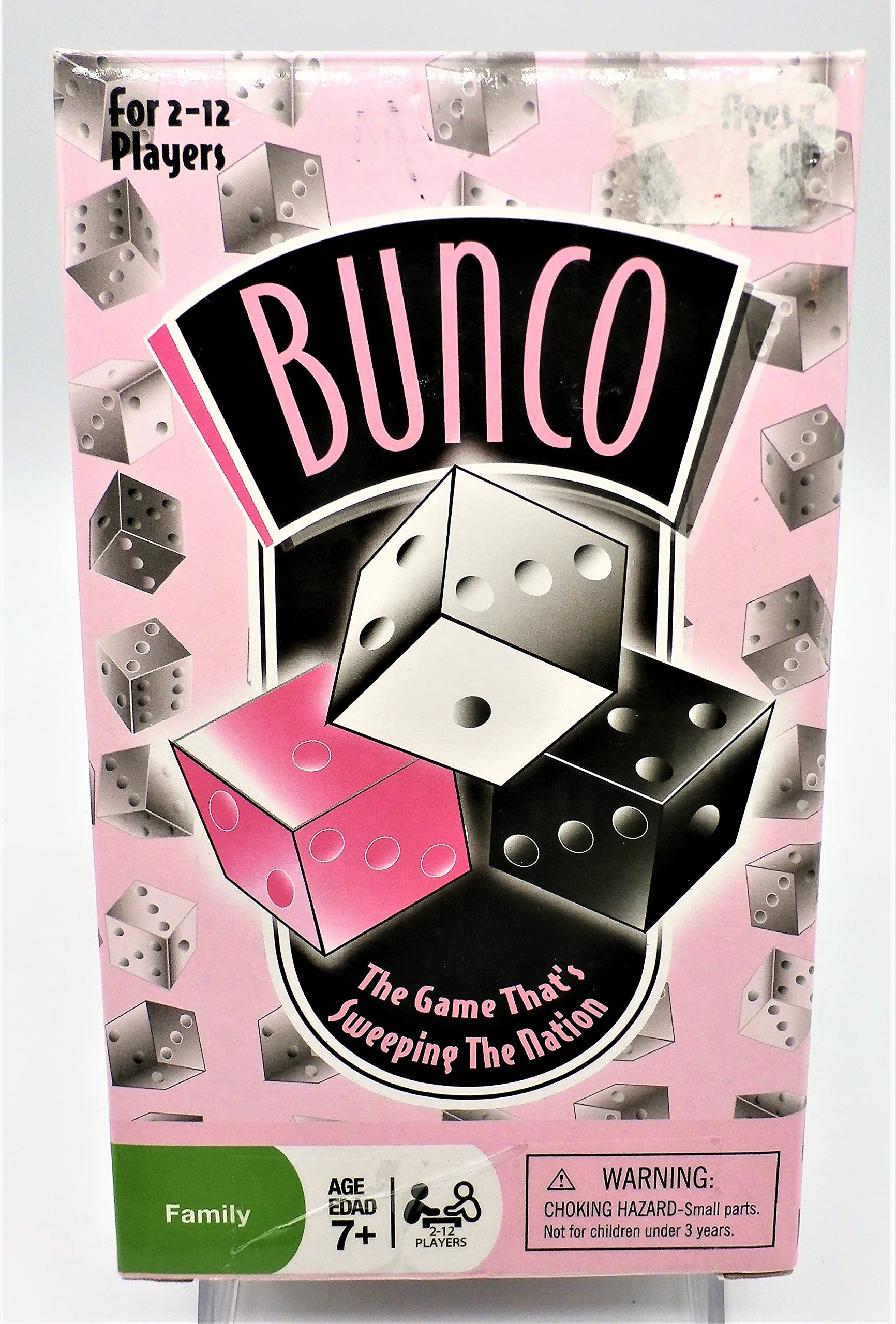 Cardinal Industries, Bunco Social Dice Game Complete Set,Pink & Black ...