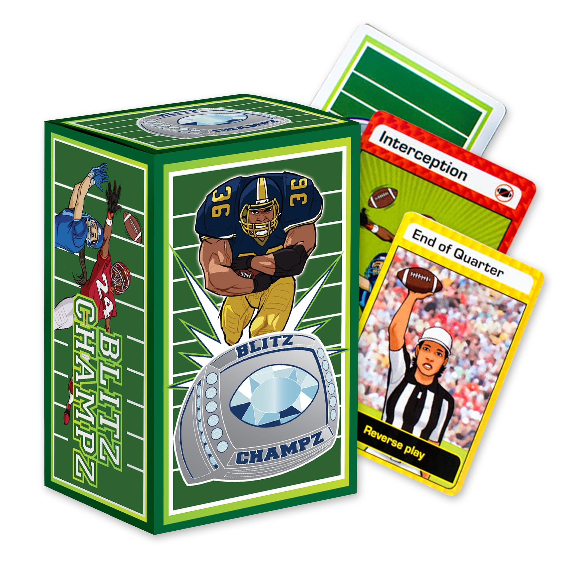Blitz Champz | Football Card Game (Ages 7+) | Fun Family Game | Party ...