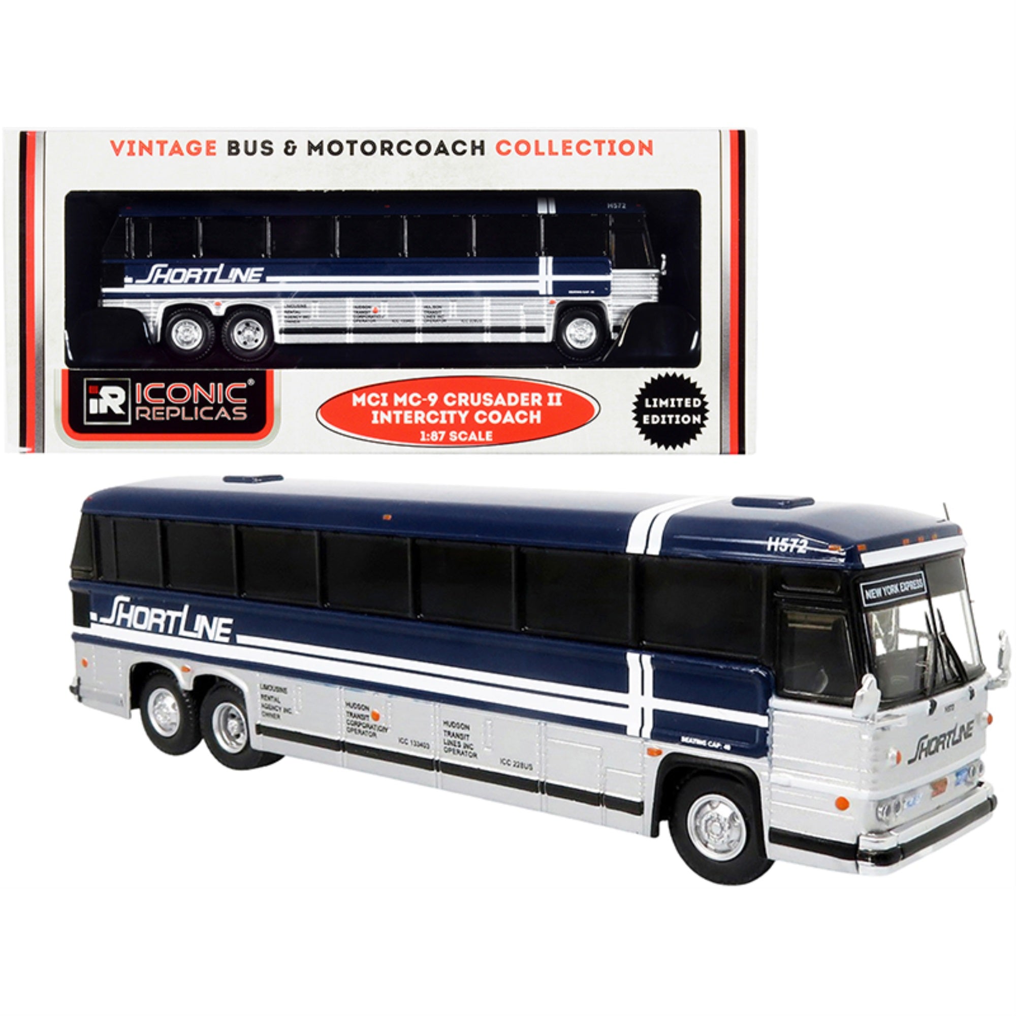 1980 Mci Mc-9 Crusader Ii Intercity Coach Bus ''New York Express'' ''S ...