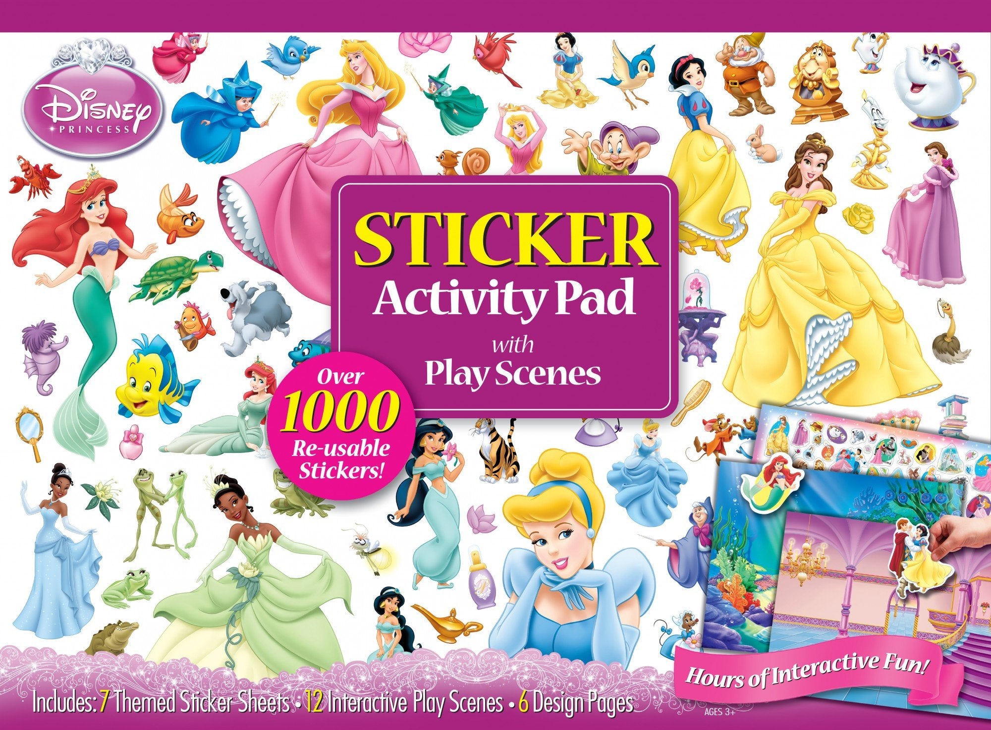 Bendon Disney Princess Ultimate Sticker Activity Pad – Toytooth