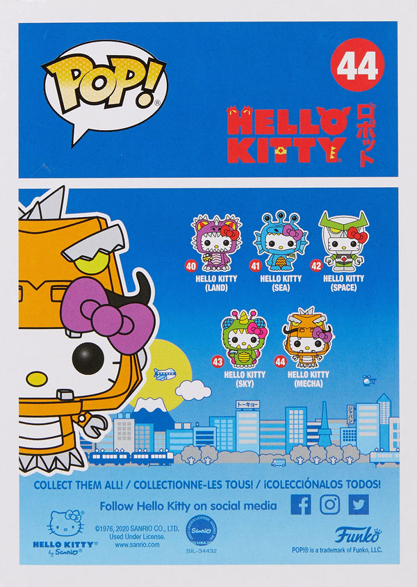 Funko Pop! Sanrio: Hello Kitty Kaiju - Mecha Kaiju, Multicolour (49836 ...