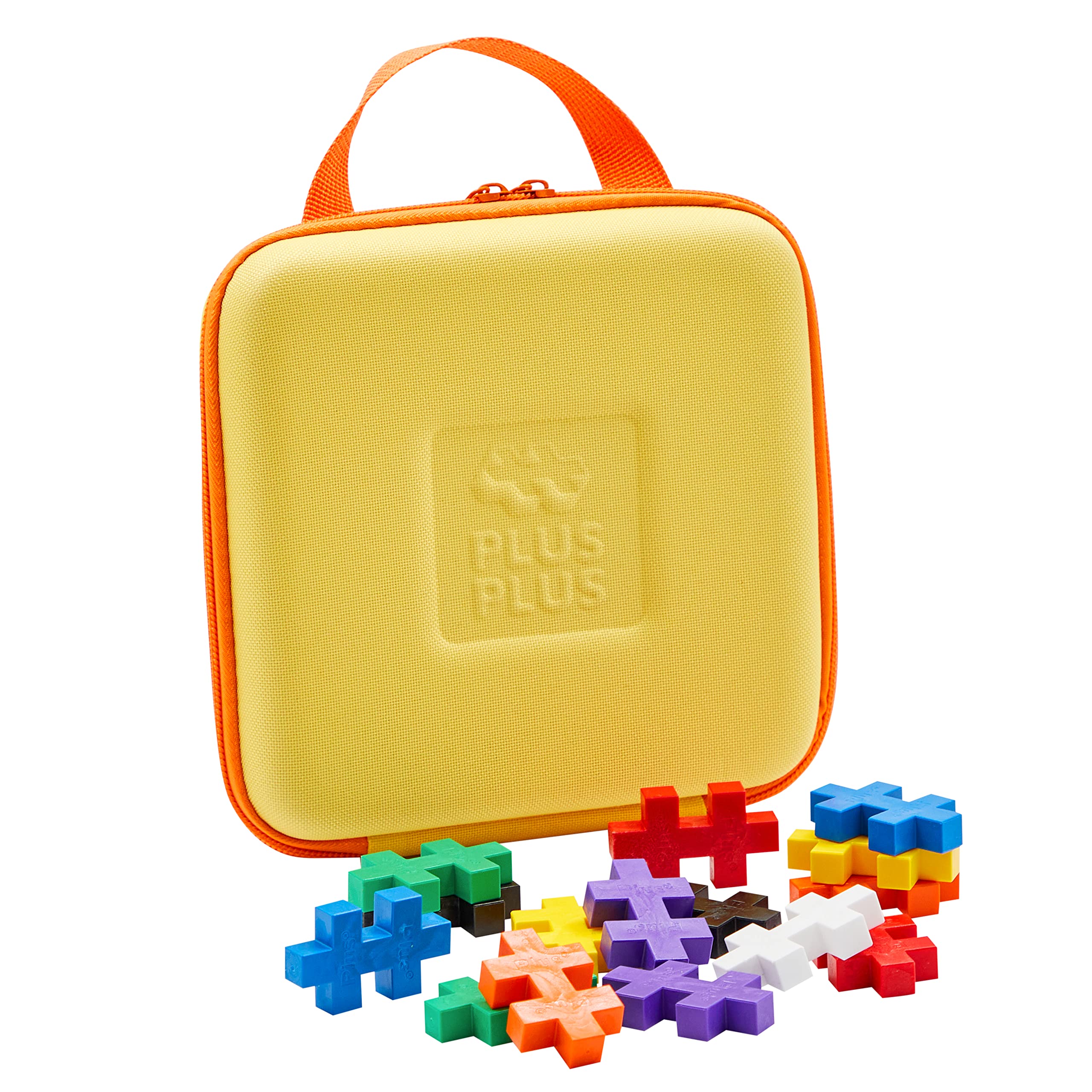 PLUS PLUS Big - Travel Case w/ 15 Big Pieces - Construction Building ...