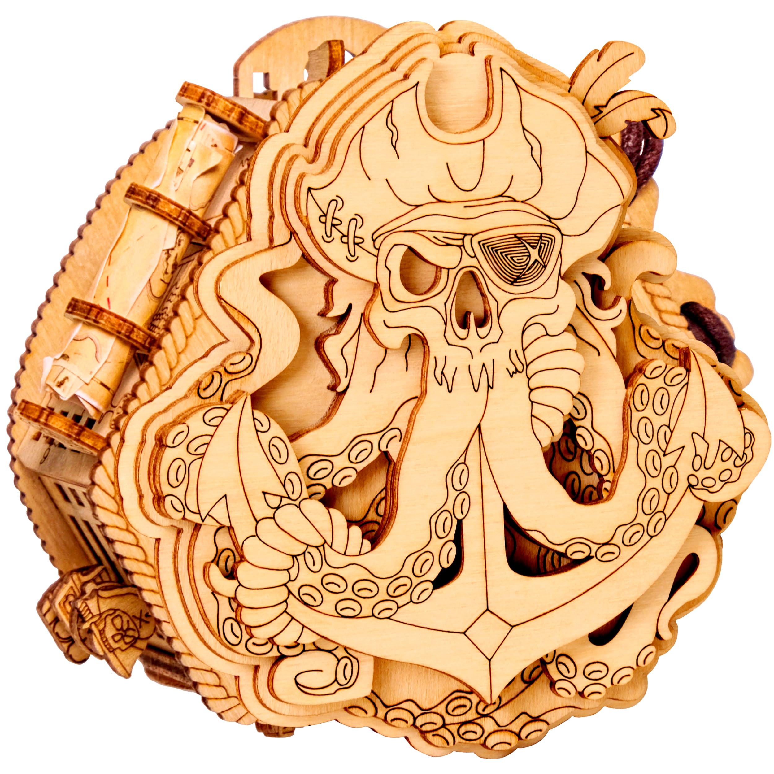 ESC WELT Blackbeard's Compass 3D Escape Room Puzzle Box - Wooden Brain ...