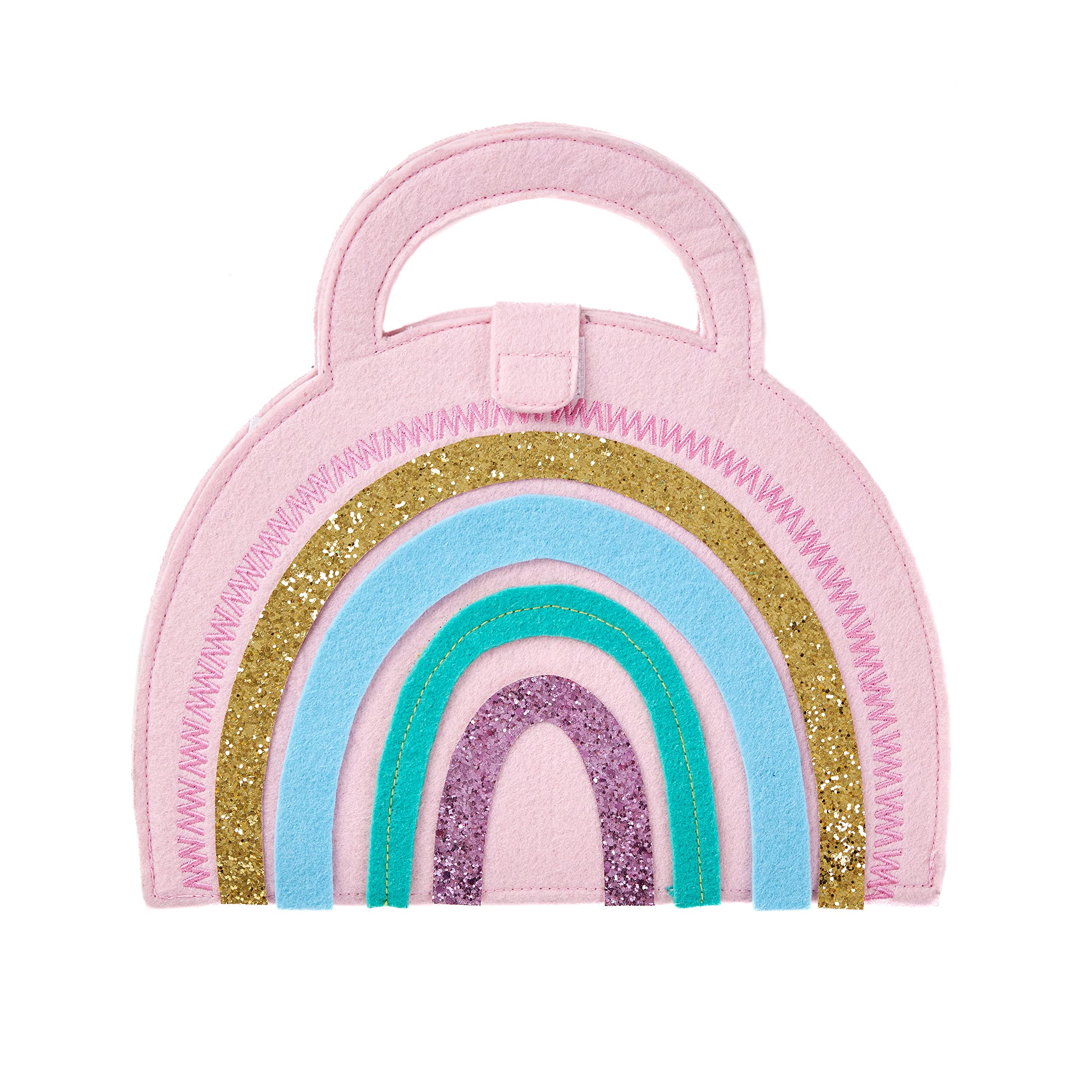 Mud Pie, Rainbow Girl Art Portfolio and Crayon Set – Toytooth