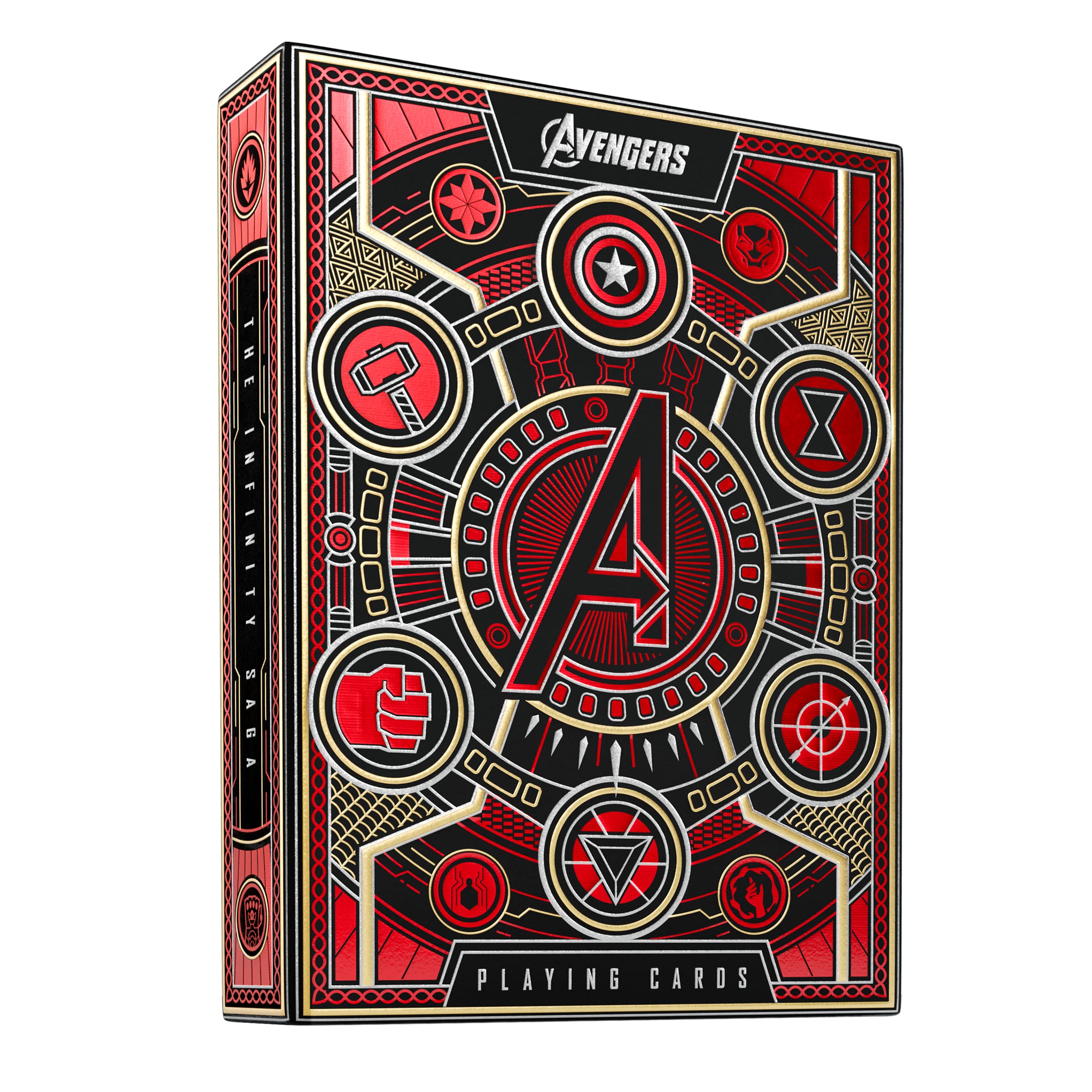 theory11 Avengers Red Edition enhanced Playing Cards - Marvel Studios ...