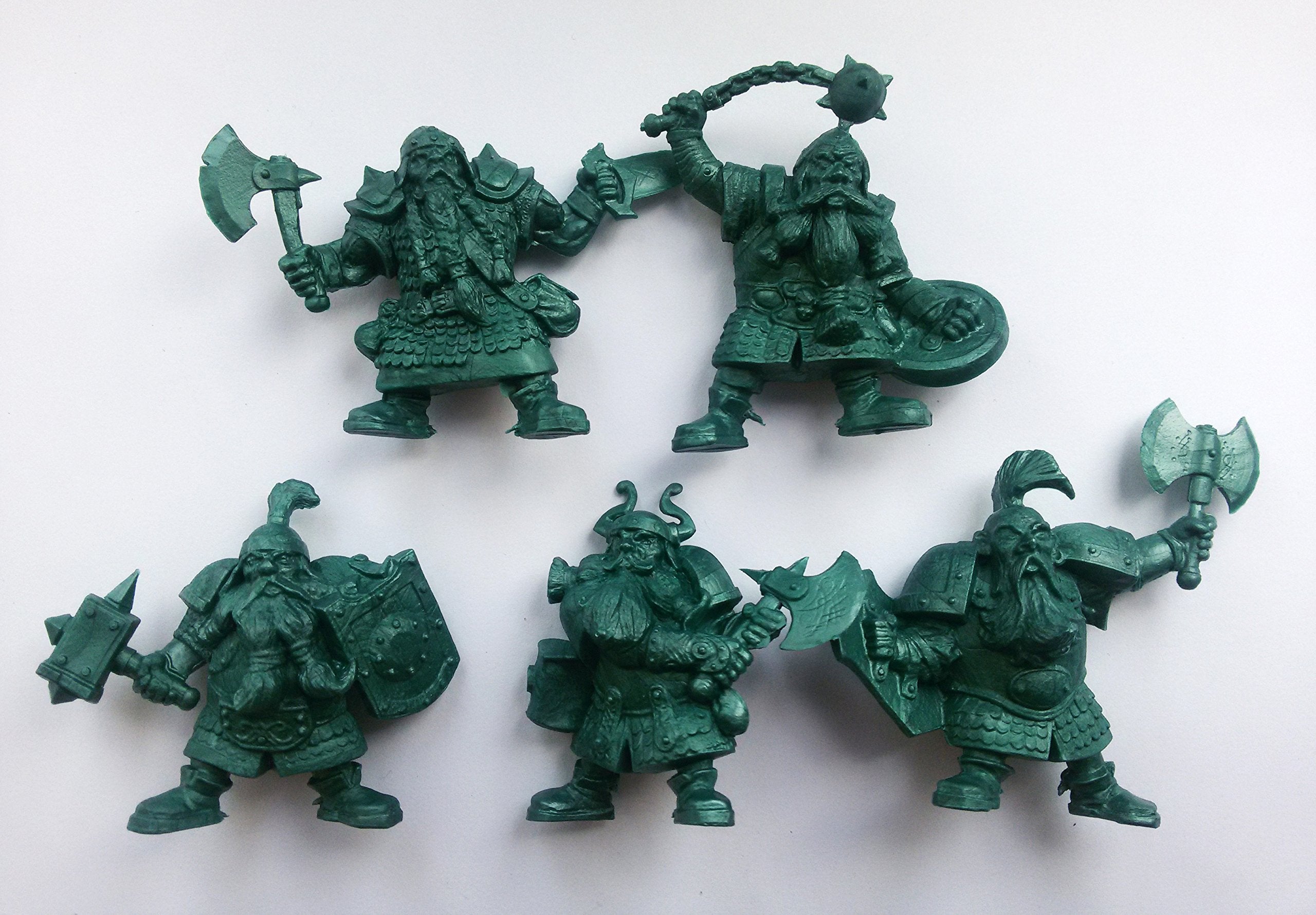 Fantasy Battles Dwarf Set 54 Mm 1/32 - 5 Fantasy Figures Tehnolog Russ ...
