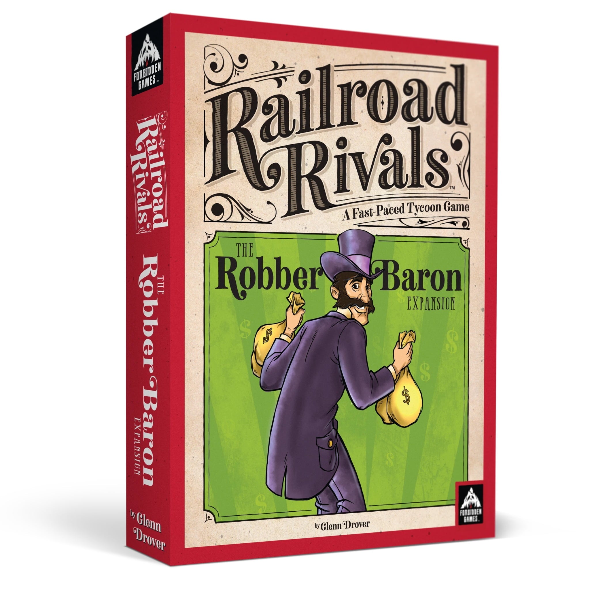 Forbidden Games Frb1106 Robber Baron Expansion Railroad Rivals Board G ...