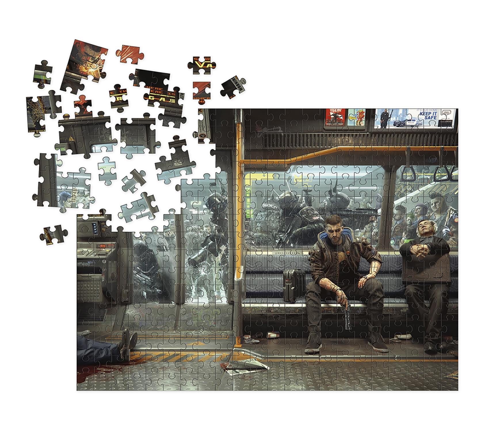 Dark Horse Comics Cyberpunk 2077 Metro Life Puzzle - Multi-colored, On ...