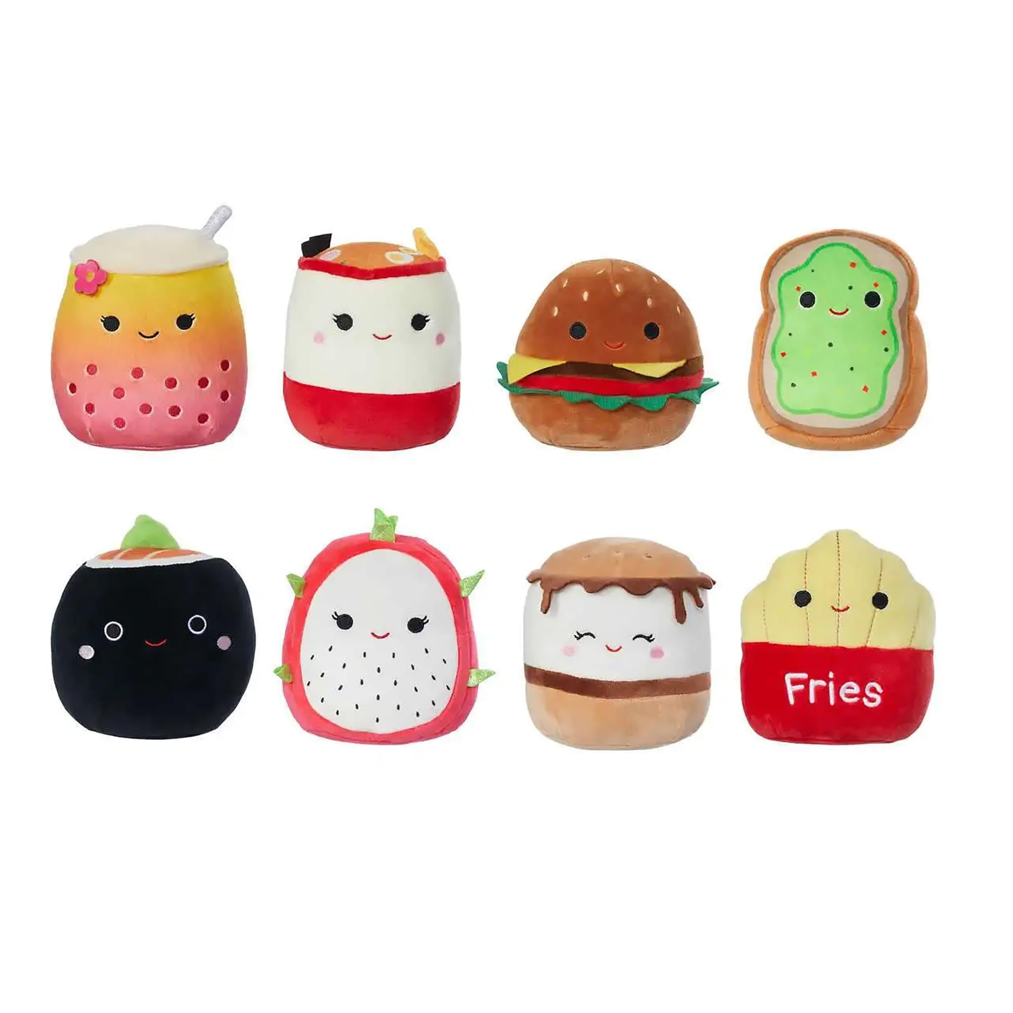 Squishmallow 5-Inch, Food Theme, 8-Pack – Toytooth