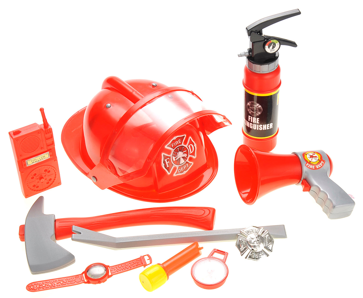 Fireman Gear Play Set For Kids With Helmet And Accessories – Toytooth